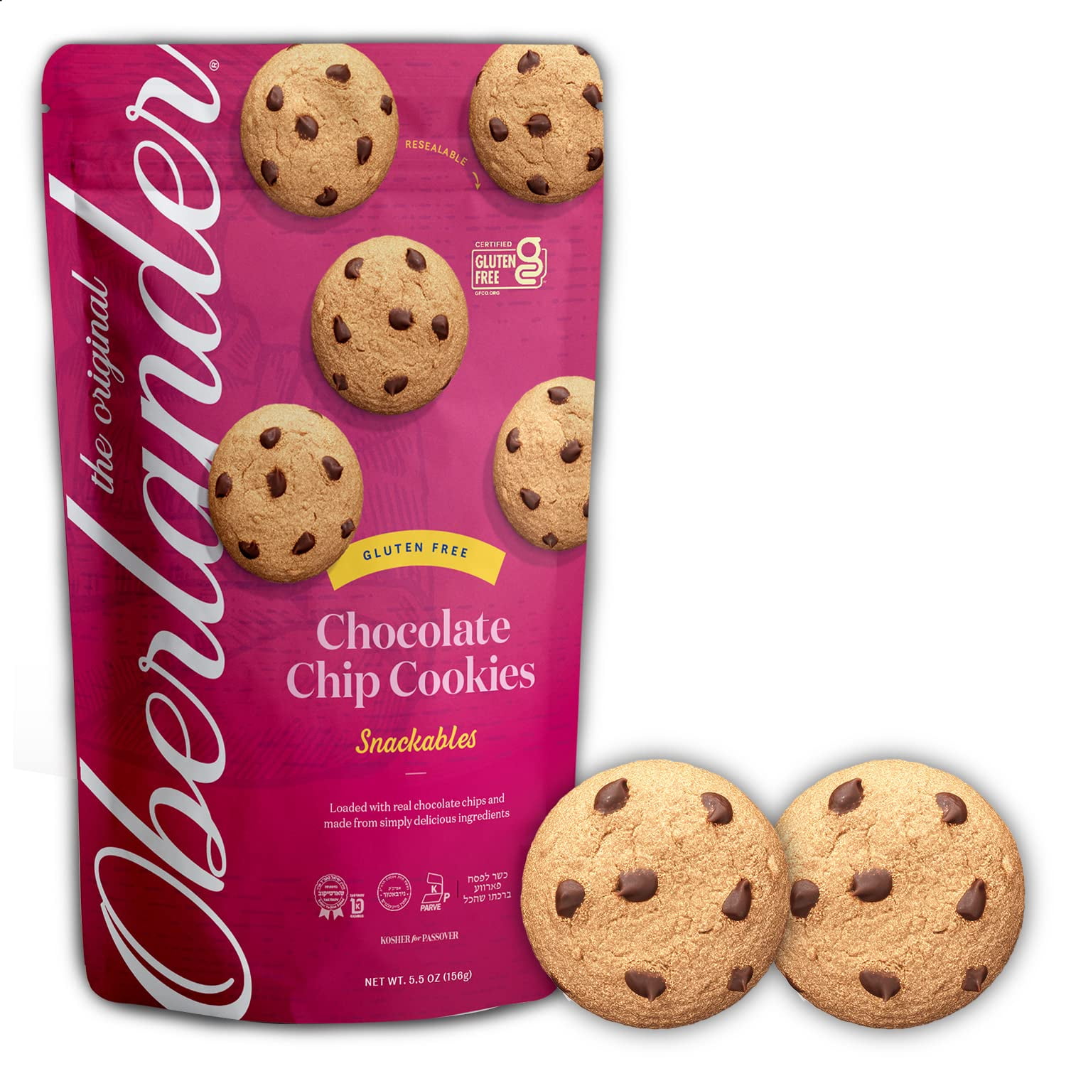 Oberlander Gluten Free, Certified JMS2 Kosher For Passover, Snackable ...