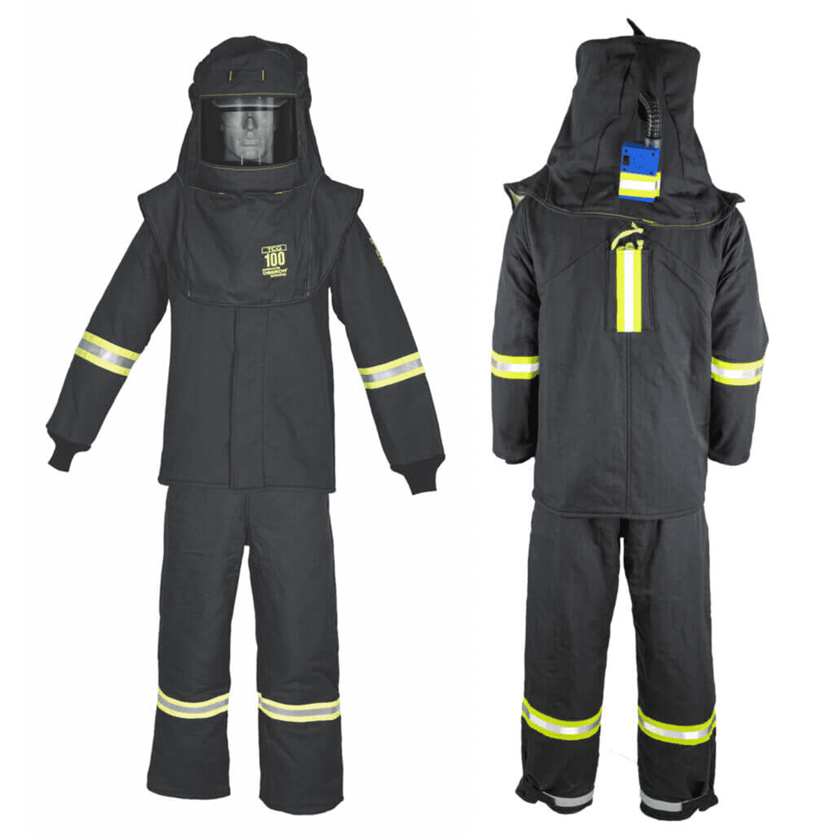 OBERON Suit Kit - Arc Flash - 100 Cal TCG - Comes with Hood, Coat, Bib ...