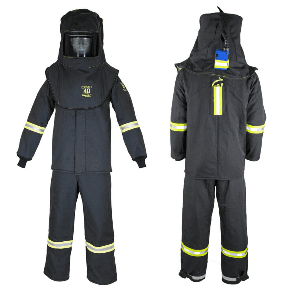 OBERON Suit Kit - Arc Flash - 40 Cal TCG - Comes with Hood, Coat, Bib ...