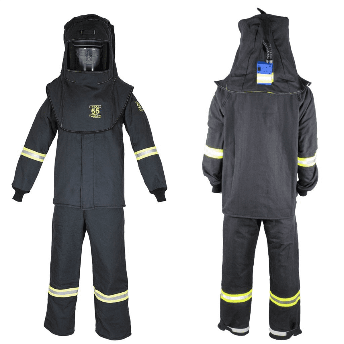 OBERON Suit Kit - Arc Flash - 55 Cal TCG - Comes with Hood, Coat, Bib ...
