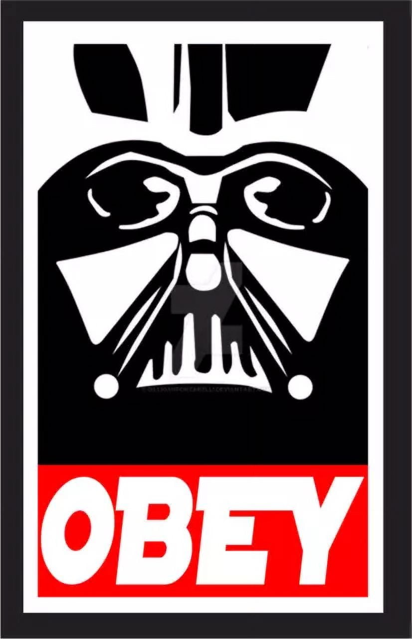 Obey Sticker Darth Vader Star Wars Phone Decal Water Bottle Stickers ...