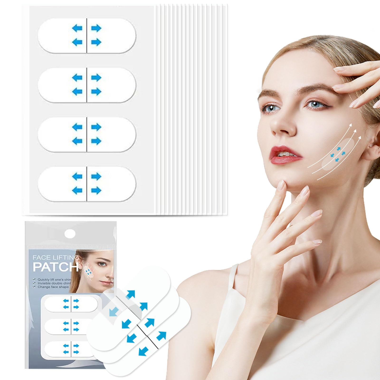 Obfuscate 120PCS Face Lift TMA2 Tape Ultra-Thin Invisible lifting Patch ...