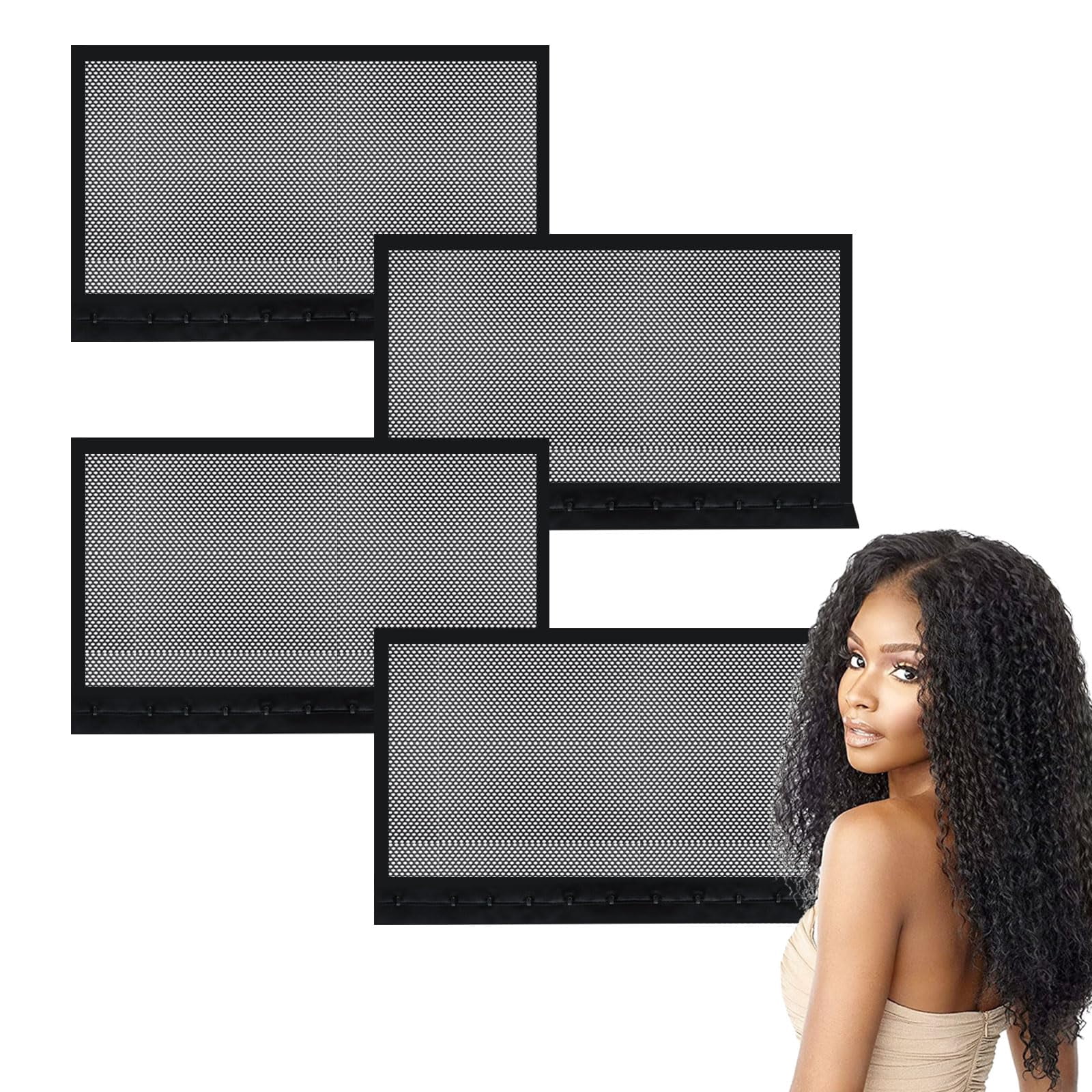 Obfuscate Lock Hair Stretcher Prevent Shrinkage Curl Locking Hairnet ...