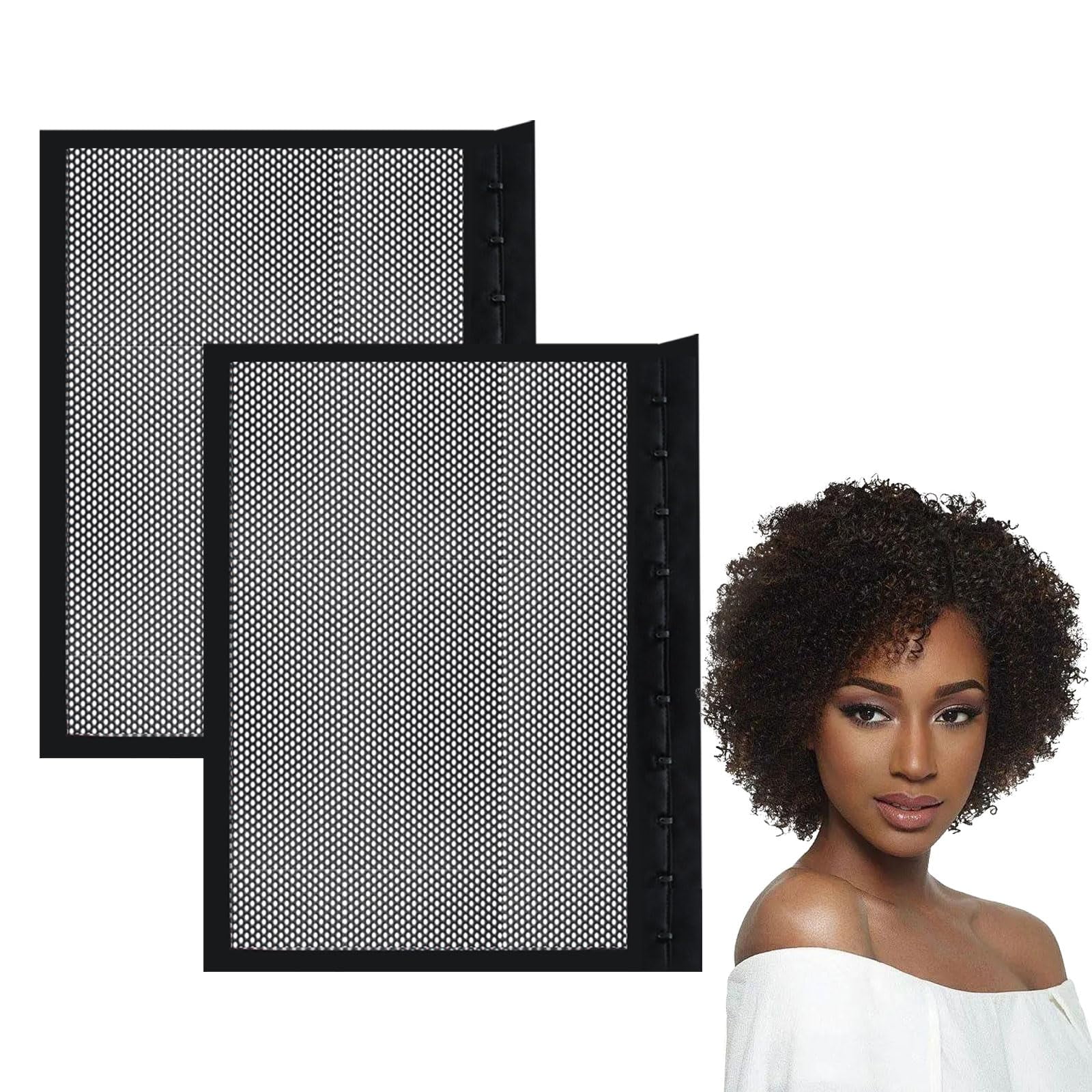 Obfuscate Lock Hair Stretcher Prevent Shrinkage Curl Locking Hairnet ...