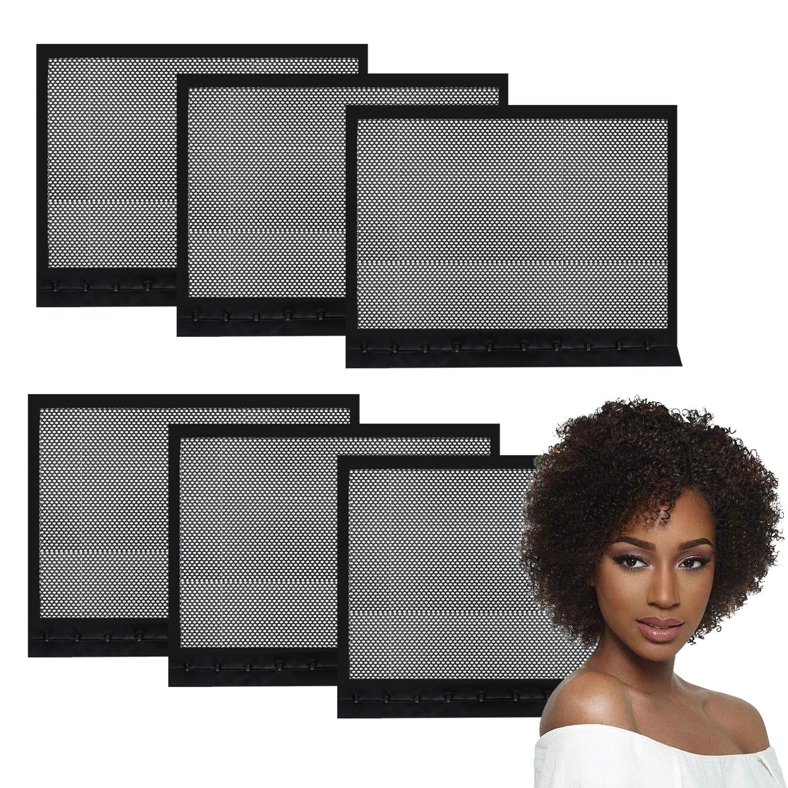 Obfuscate Lock Hair Stretcher Prevent Shrinkage Curl Locking Hairnet ...