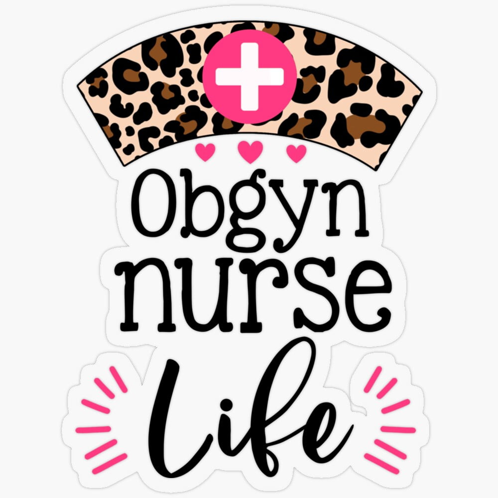 Obgyn Gynecology Nurse Nursing Gift Rn Medical Stethoscope Heart ...