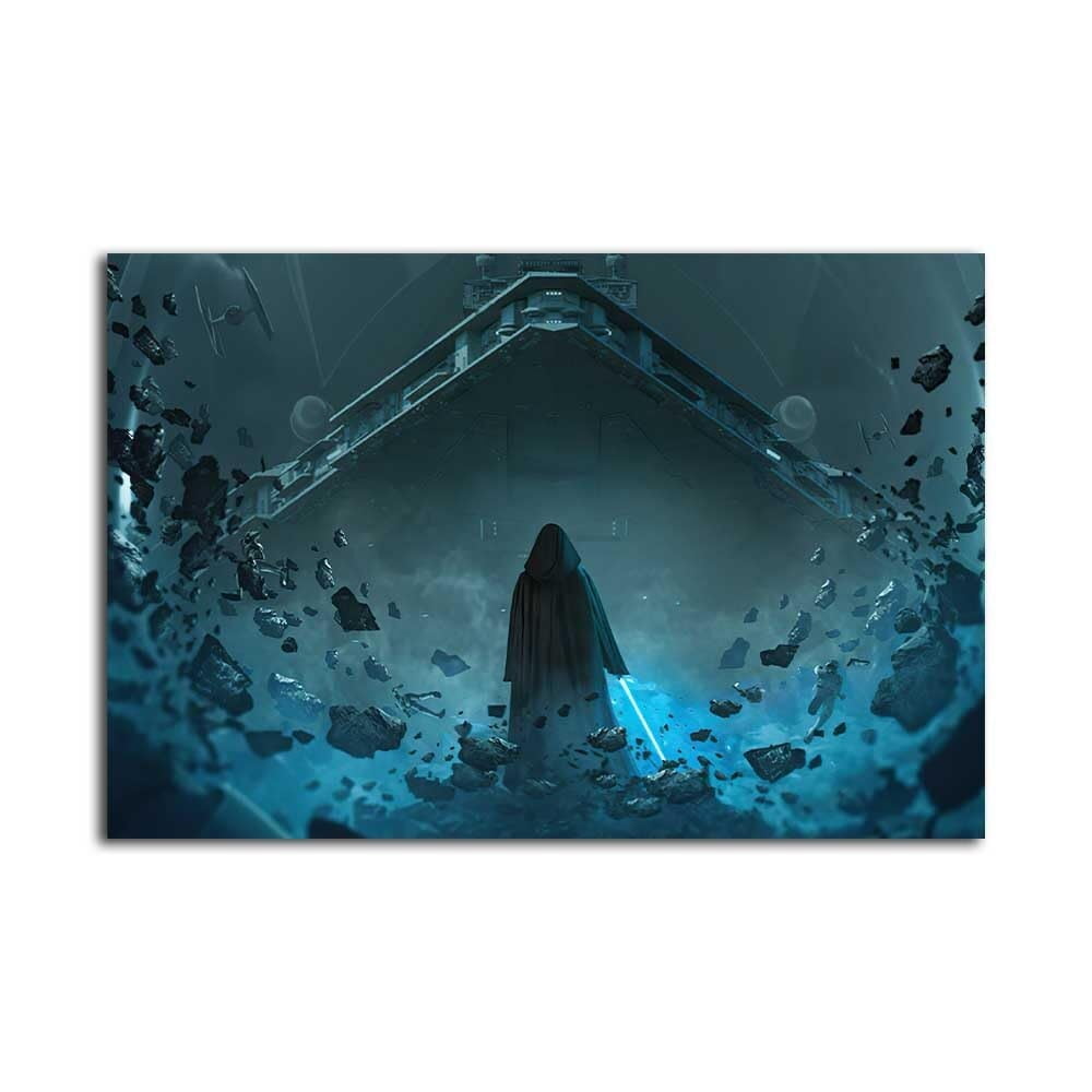 Obi-Wan Poster Kenobi Canvas Wall Art Star Posters Wars Mural ...