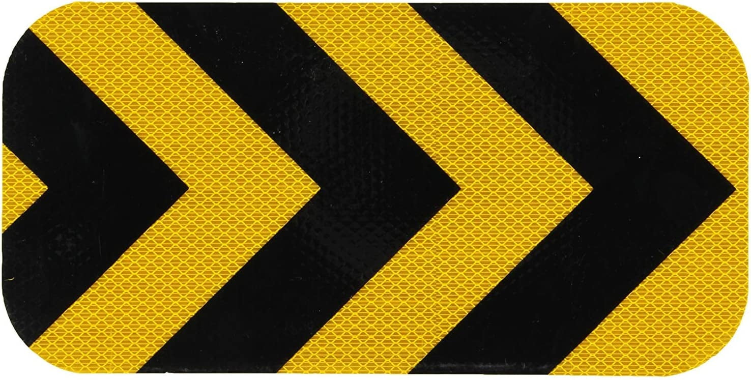 Object Marker, Center Safety Sign Tin Signs Caution Warning Sign ...