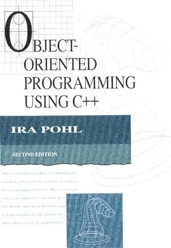 Pre-Owned Object-Oriented Programming Using C++, 9780201895506 ...