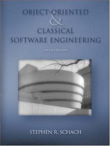 Pre-Owned Object-Oriented and Classical Software Engineering (Hardcover) 0072865512 ...