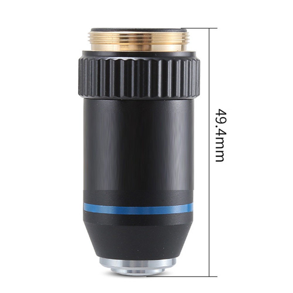 Objective Lens Set for 160mm Focal Length Biological Microscopes 4X ...
