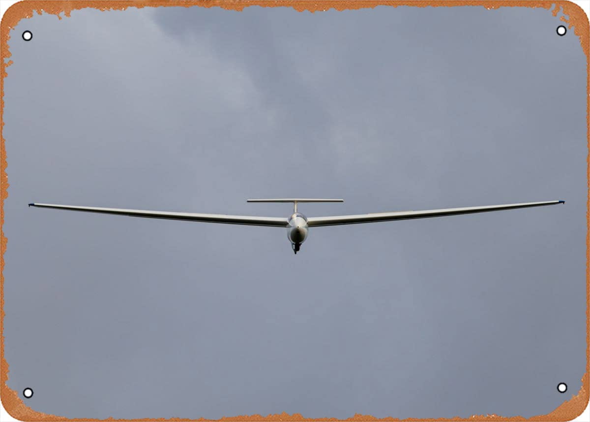 Objects And Industrie Glider Poster Retro Vintage Aluminium Metal Sign ...