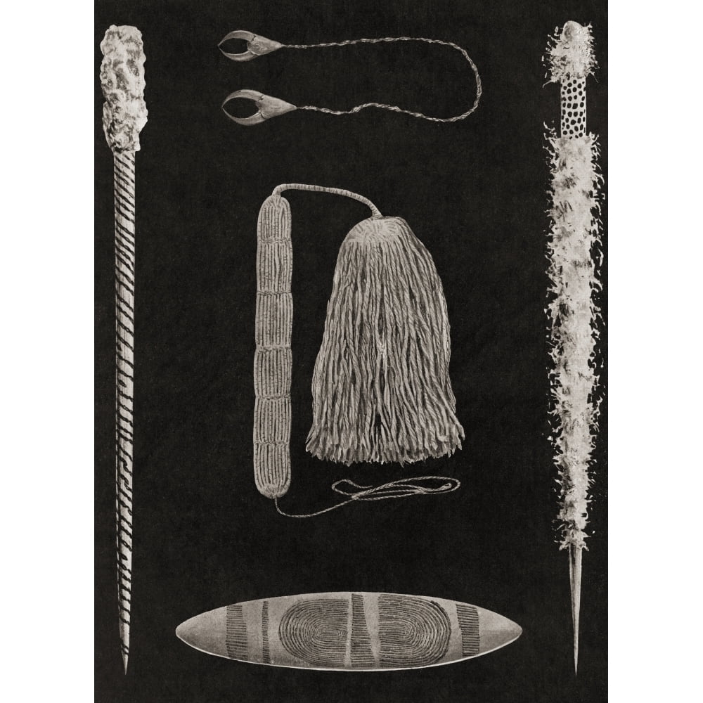 Objects Important Australian Aborigine Ceremonies: Two Types Magical ...