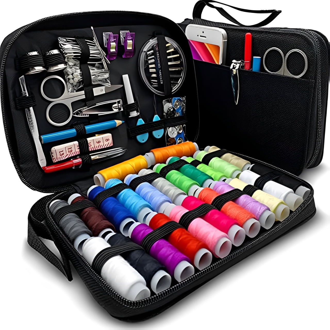 Obkcjja Sewing Kit for Adults,Kids,Beginner,Travel, 95Pcs Portable ...