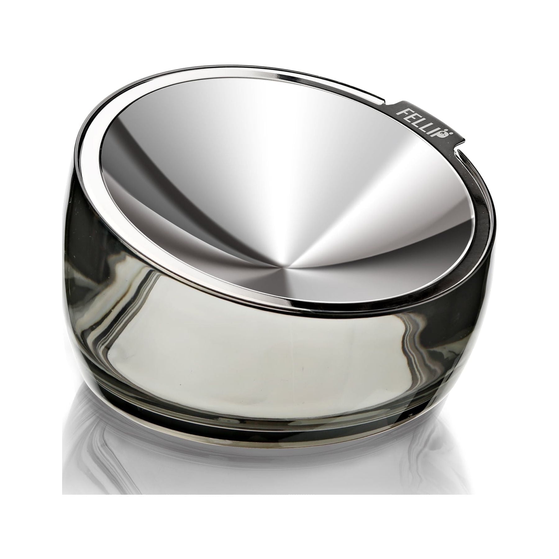 Felli Oblik Shallow Dishwasher Safe Stainless Steel Elevated Bowl ...
