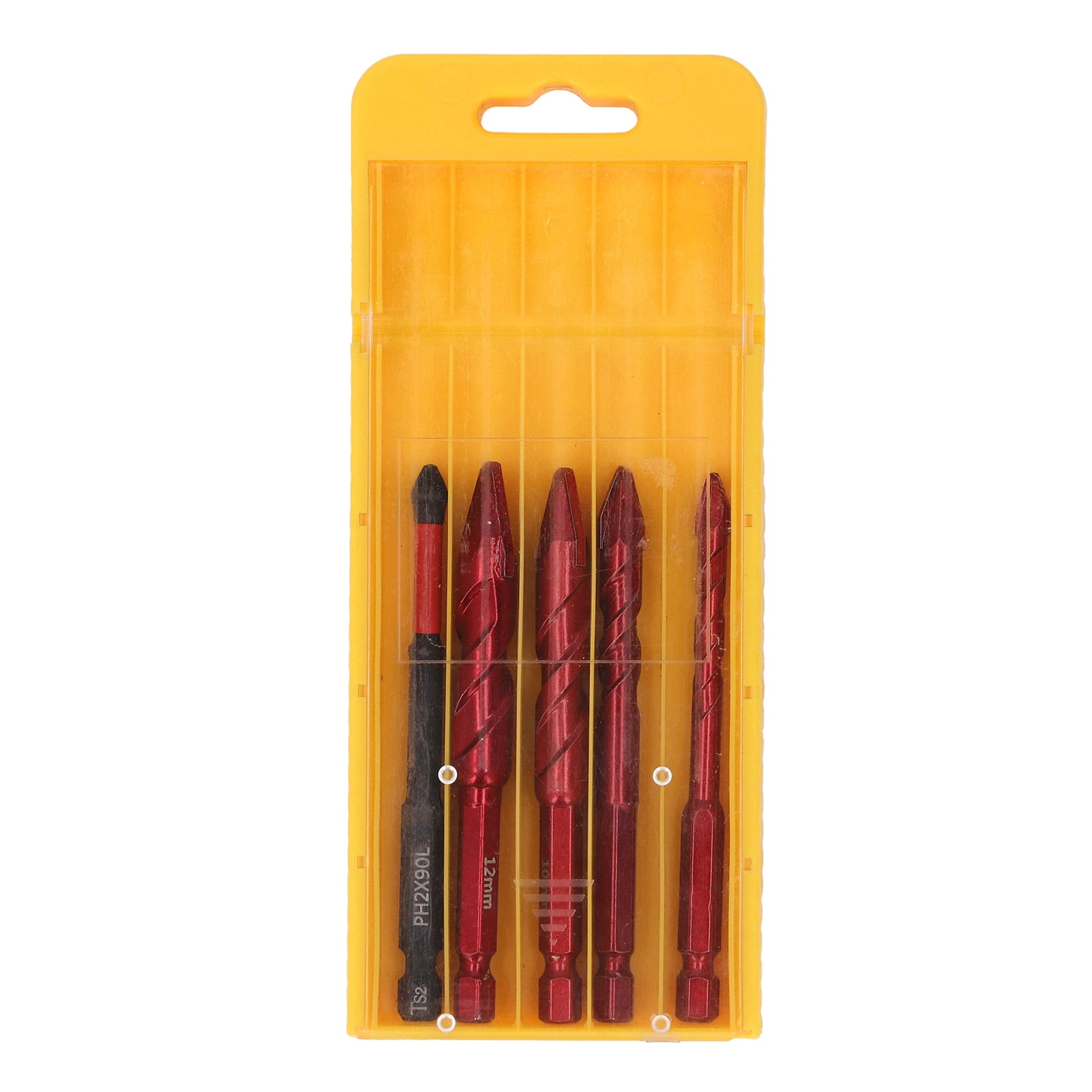 Oblique Head Drill Bits, 6mm, 8mm, 10mm, 12mm, With PH2 Bit For ...