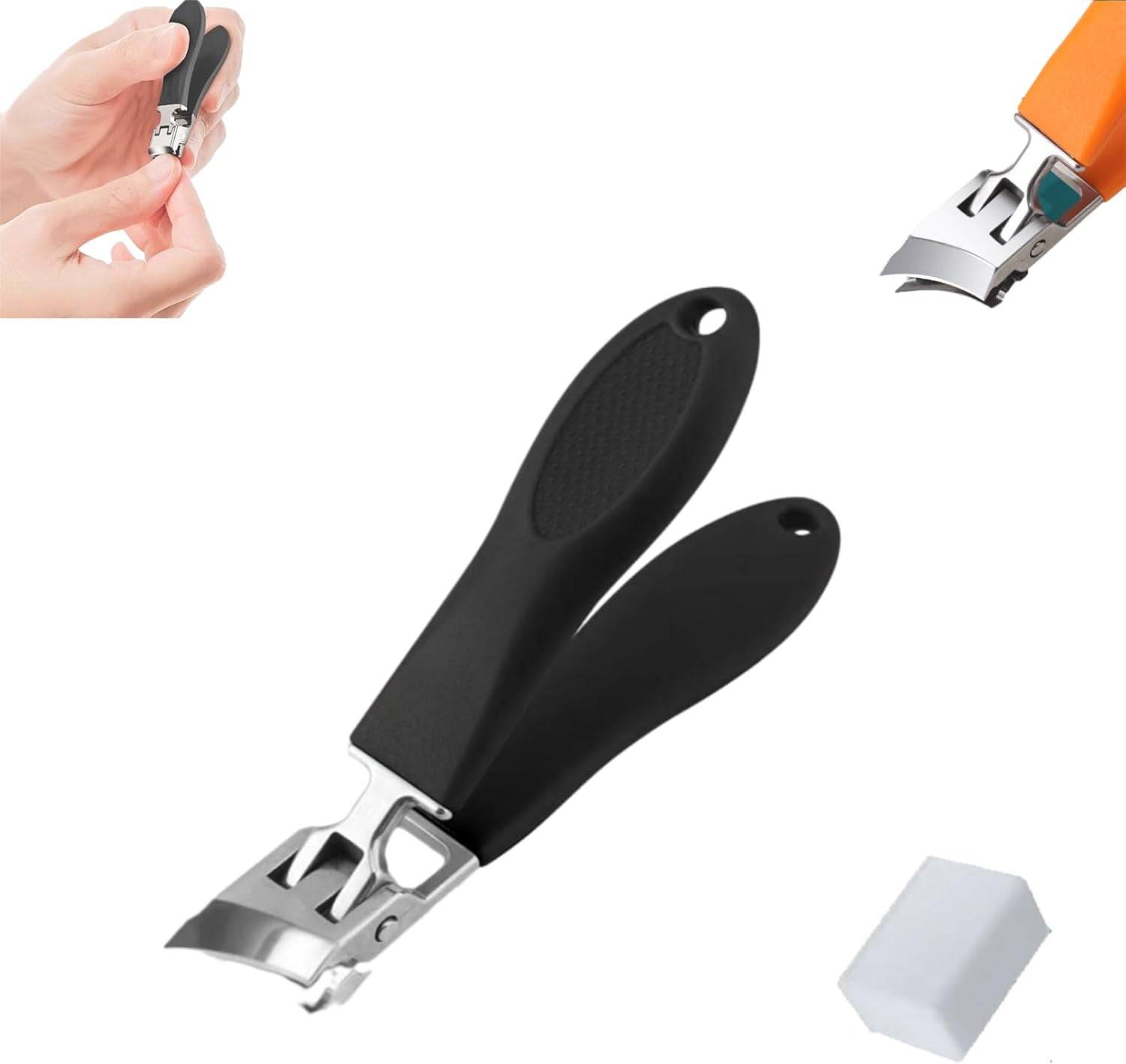 Oblique Nail Clippers, Slanted Nail Clippers, Wide Jaw Opening Anti ...