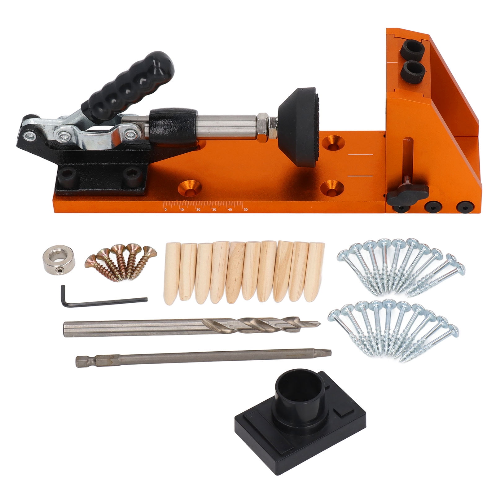 Oblique Pocket Hole Jig Drill Guide, 15 Degree Drill Locator, Drill ...