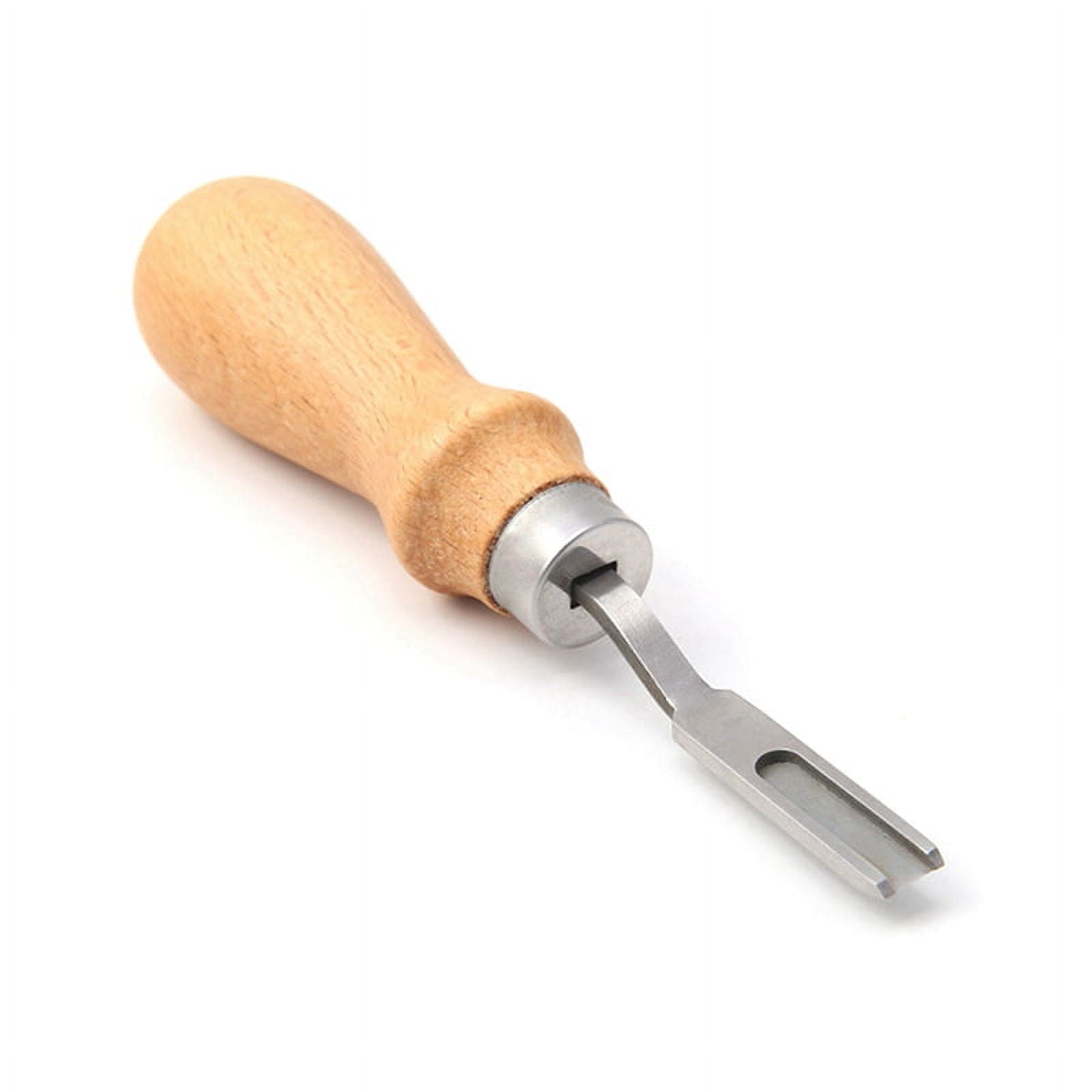 Oblique Width Edger DIY Hand Leather Carving Tool Wide Mouth Thinning ...