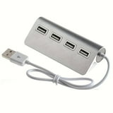 Slant 4-Port Hub USB 2.0 4-Port Hub Aluminum Splitter 2.0 Hub Desktop ...