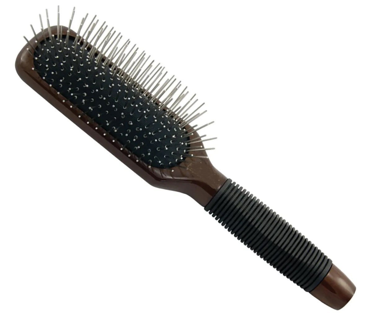 Oblong Dog Cat Grooming Pin Brushes Ergonomic Wood Body Metal Pins Pro ...