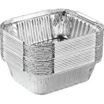 25 Pack 64oz Aluminum Foil Pan - Roasting, Baking Tray, Casserole, Oven ...