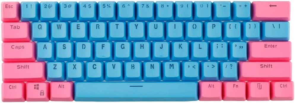 Obokidlyamor Keycaps Set For Keyboards,61 Keys PBT Keycap OEM Overview ...