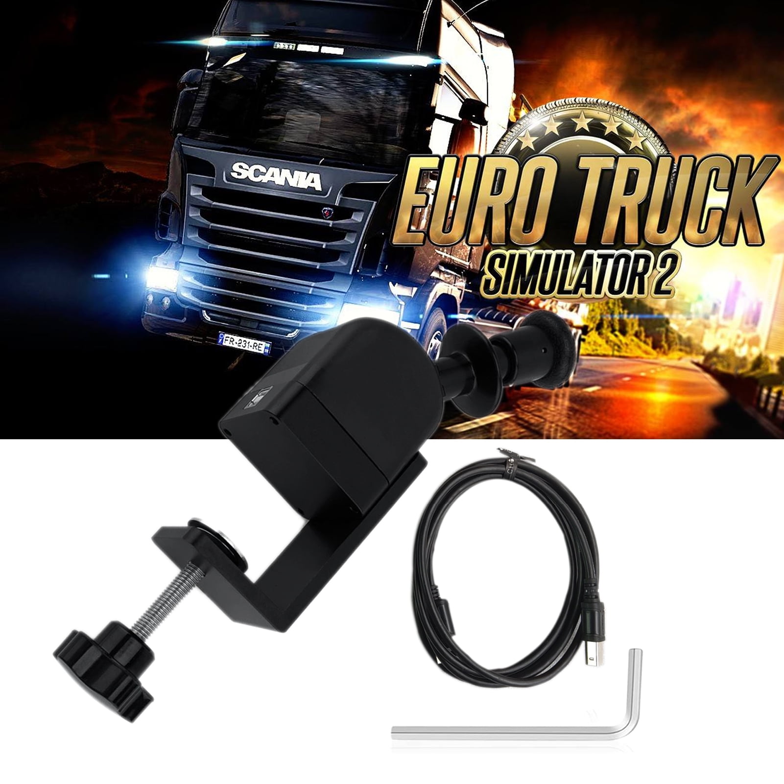 Obokidlyamor Sim Racing Shifter PC USB Truck Hand Brake Upgrade For ...