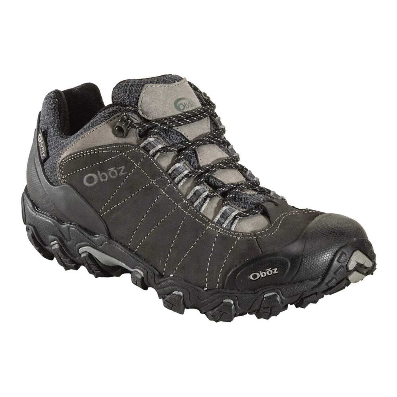 Oboz Men's Bridger Low B-Dry Waterproof Hiking Shoe, Dark Shadow, 14 ...