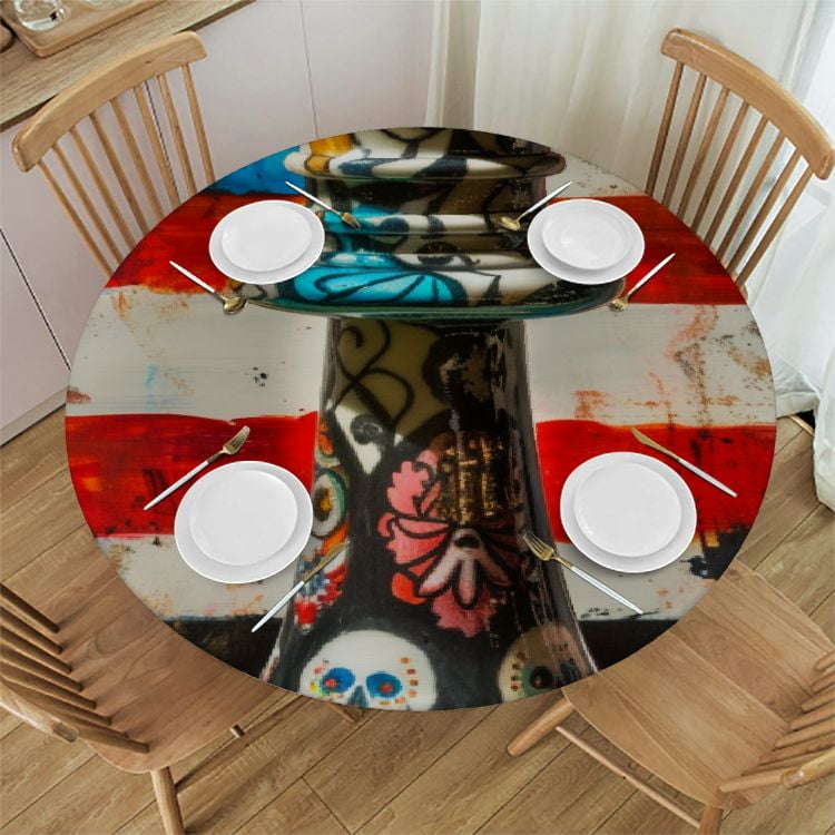 Obrewy Game Giant Piece Banksy Round Table Cover 100% Polyester Fiber ...