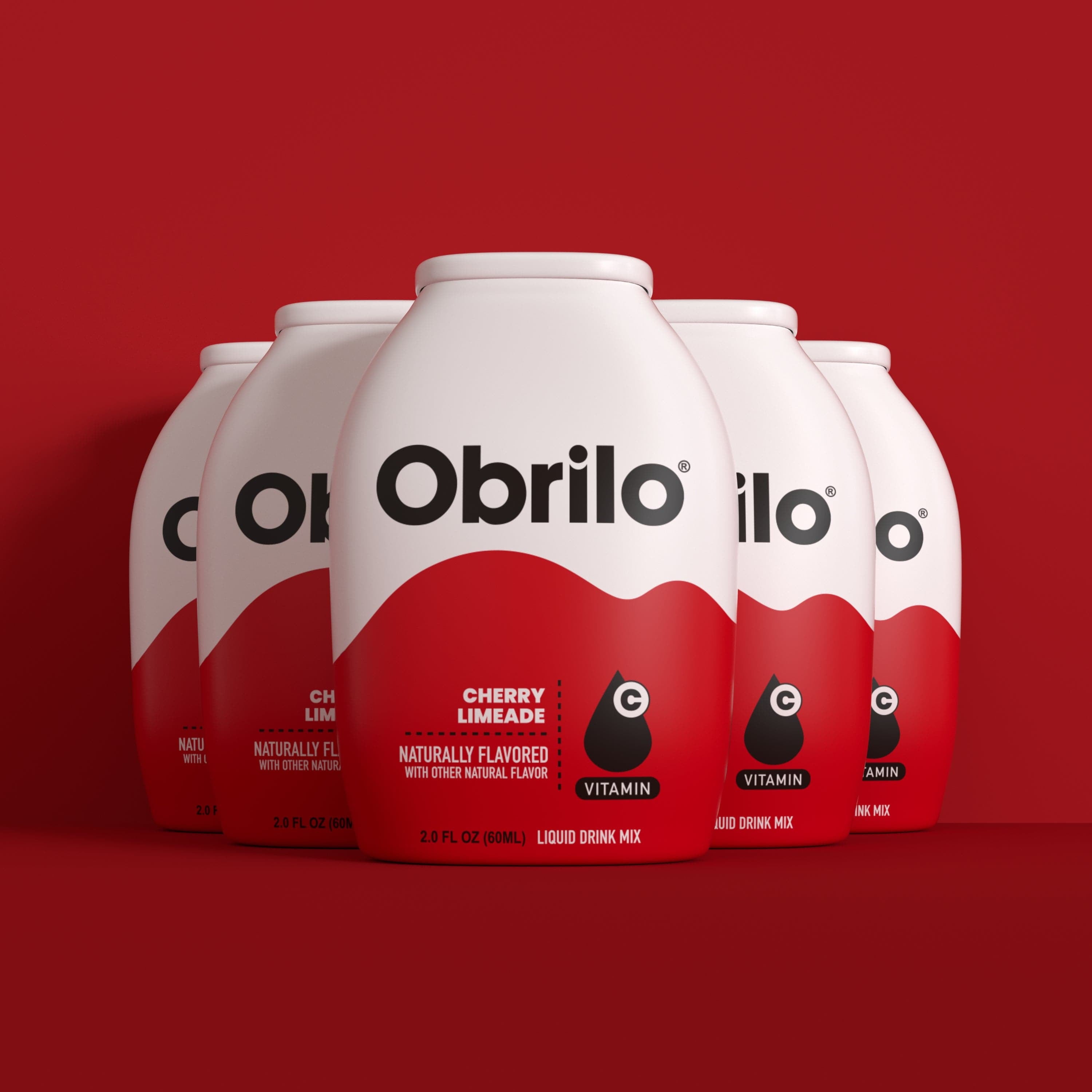 Obrilo Cherry Limeade Drink Mix - Natural Fruit Extracts, No Added ...