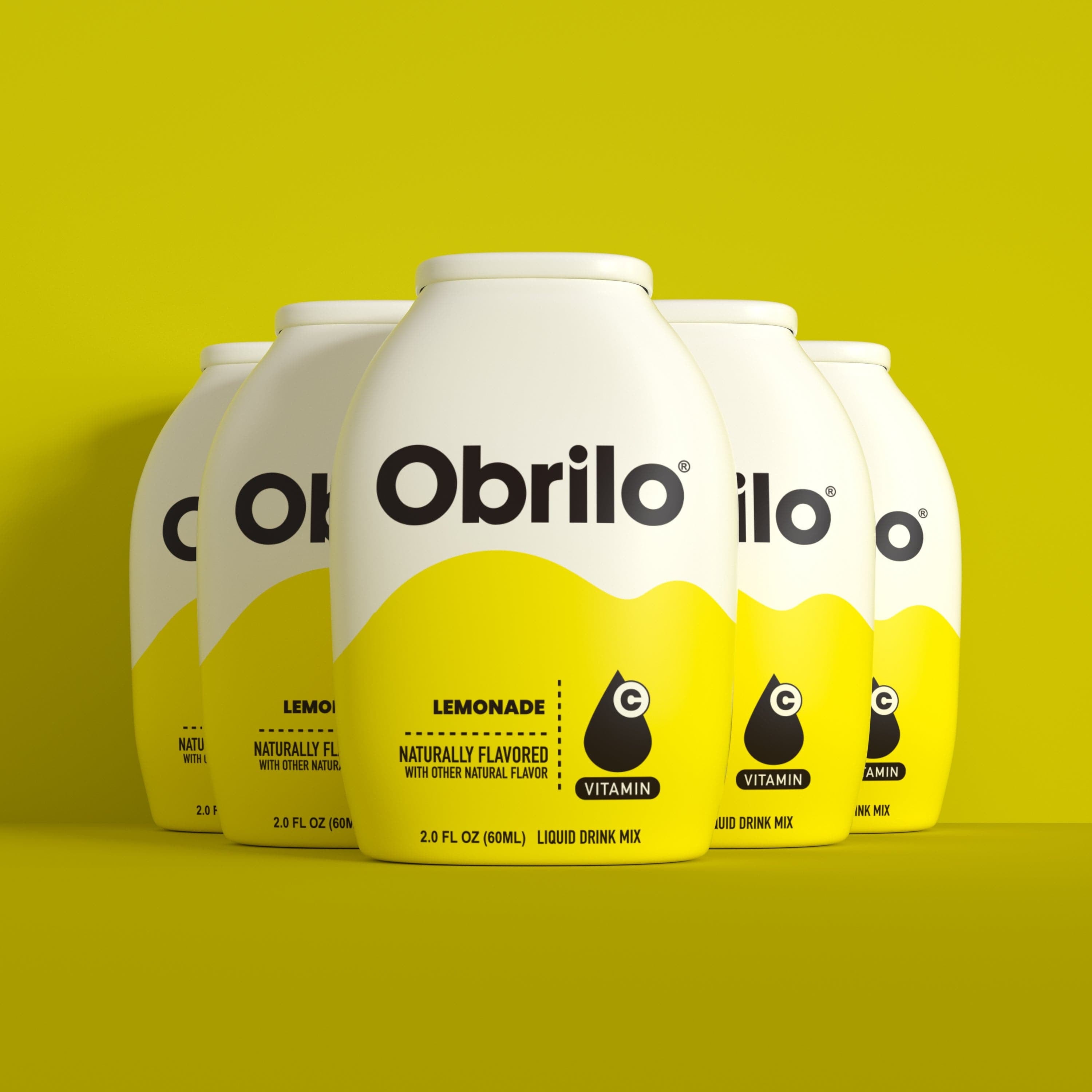 Obrilo Lemonade Flavor Drops - Zero Calorie, Sugar-Free, 5 Pack, 2.0 fl oz, Makes 150 Drinks ...