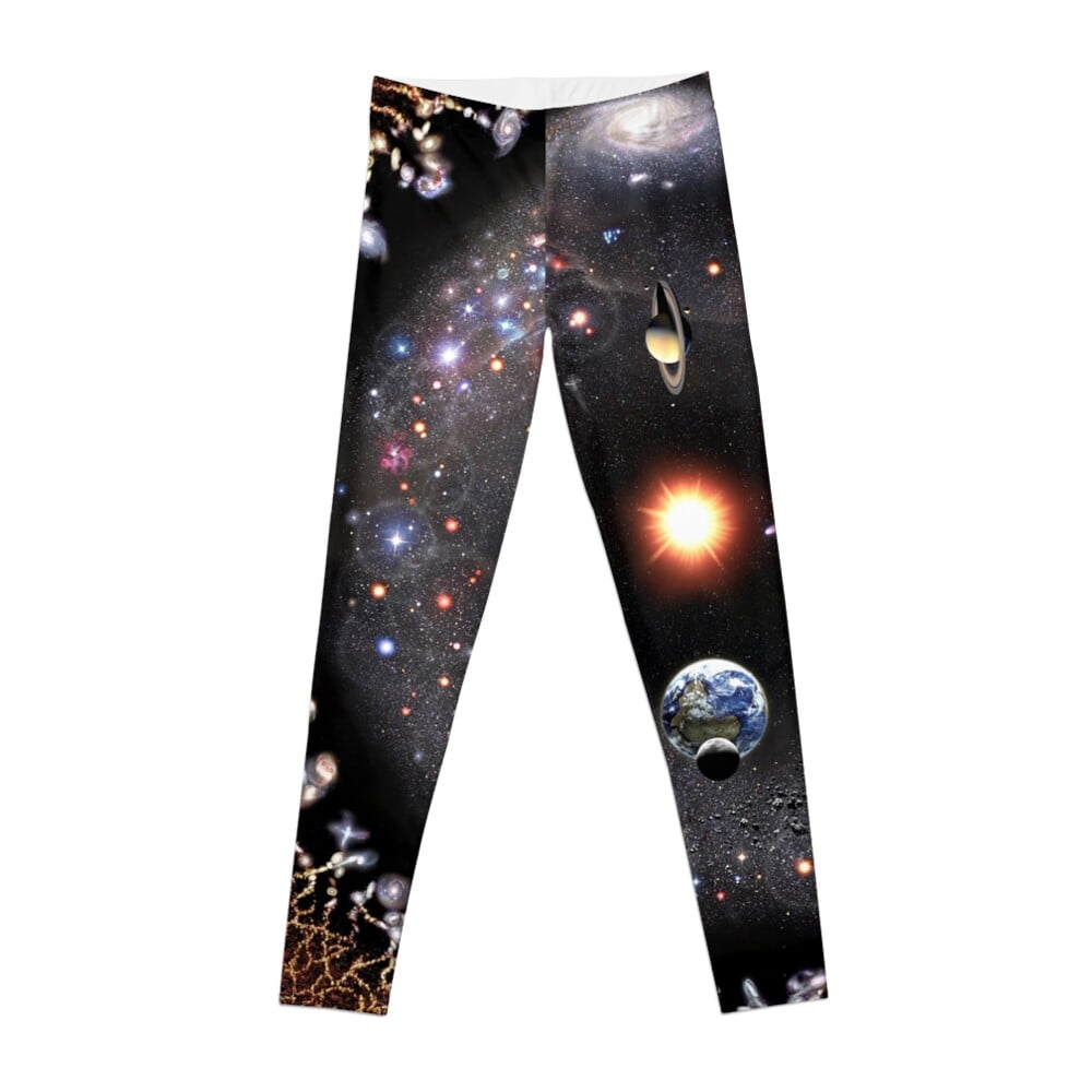 Observable Universe Logarithmic Illustration OULI ( Version!) Leggings ...