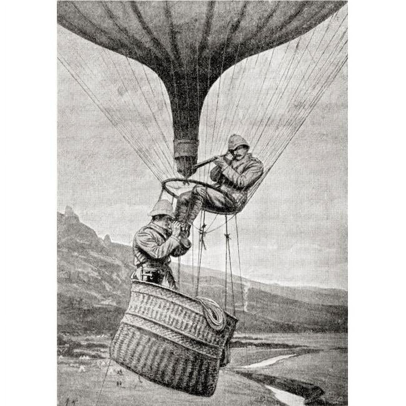 Observing The Enemy From A Military Balloon During The Second Boer War ...