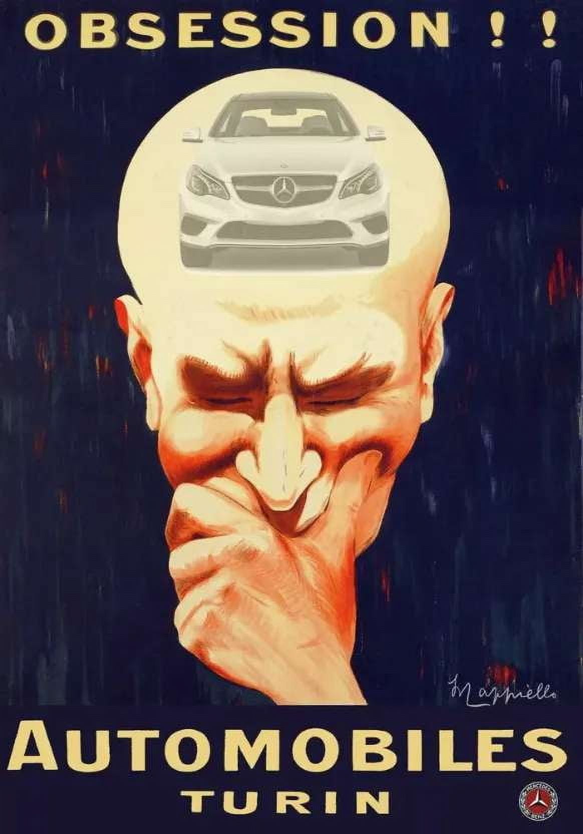 Obsession Mercedes Benz Ad Decor Poster.Fine Graphic Home Shop Art ...
