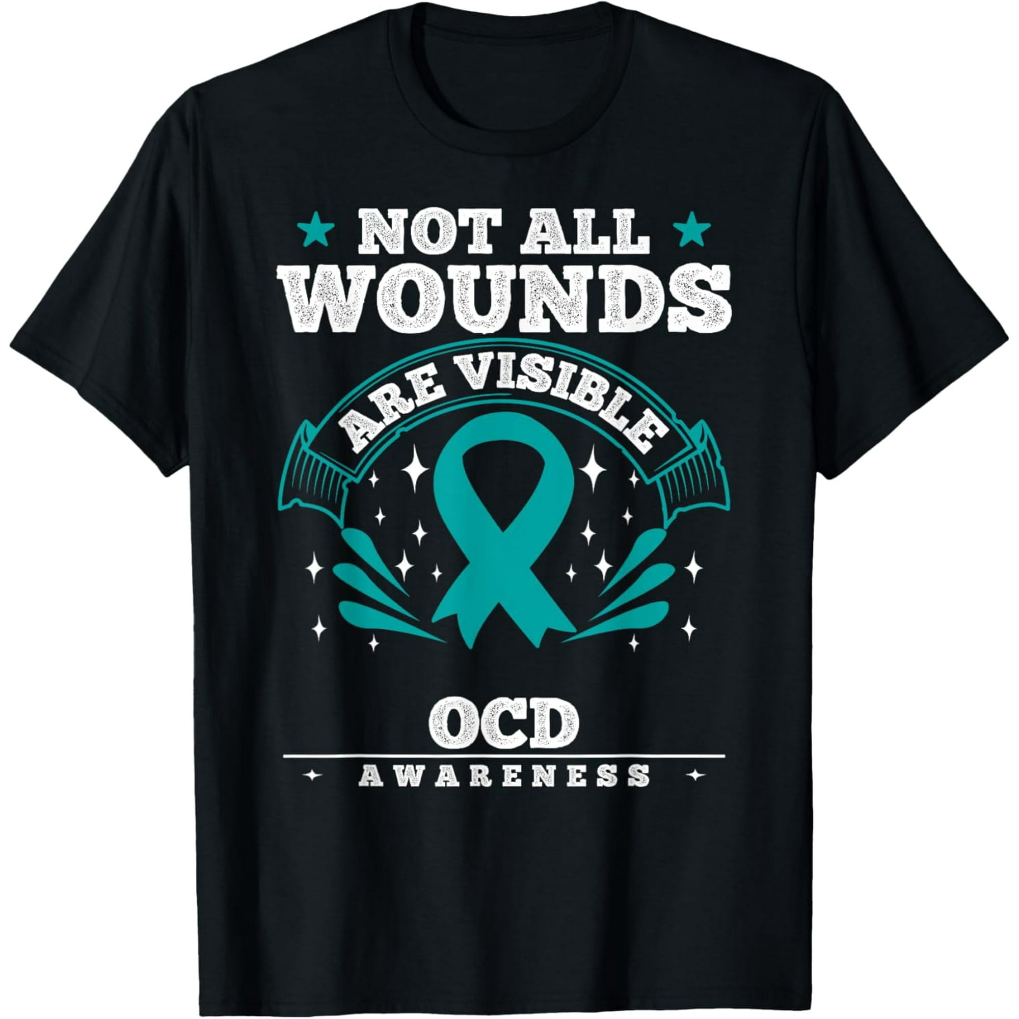 Obsessive-Compulsive Disorder Gift OCD Awareness Ribbon T-Shirt ...
