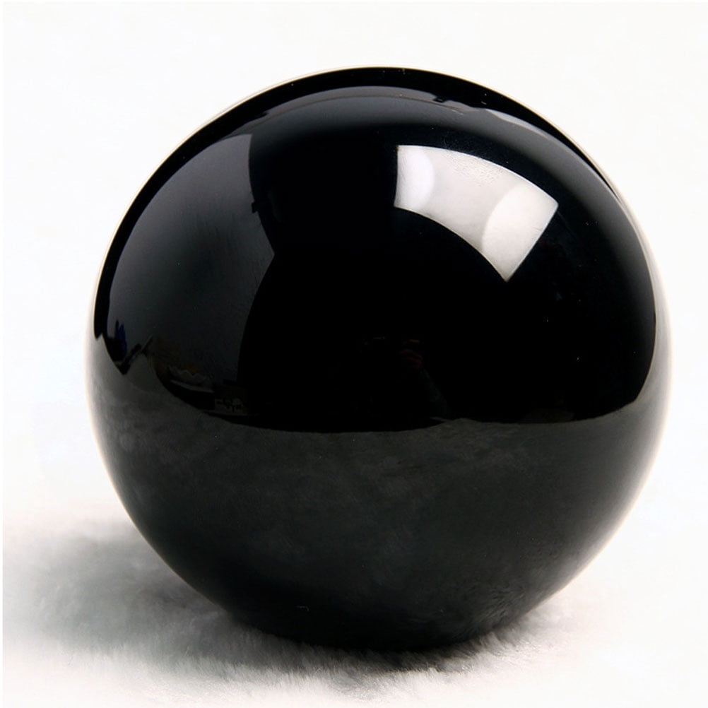 Obsidian Ball Decor Obsidian Sphere Large Table Top Decor Obsidian ...