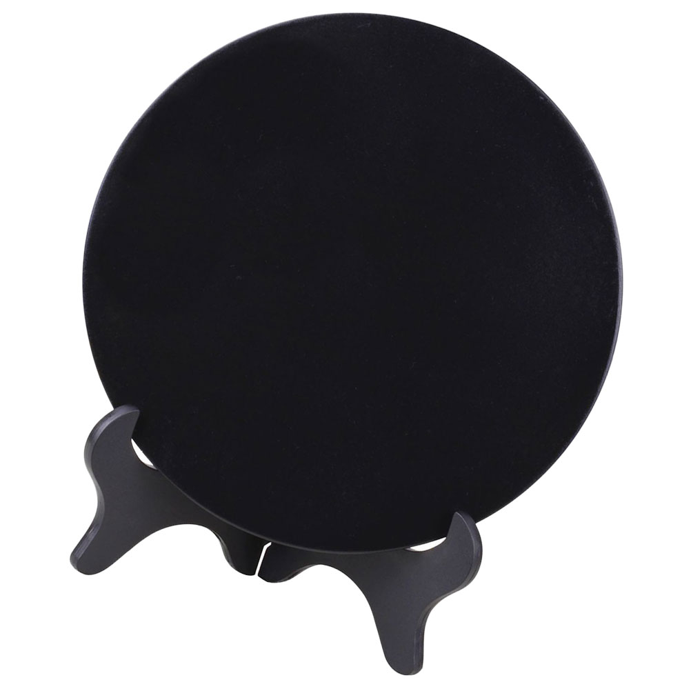Obsidian Disk Ornament Divination Mirror Meditation Therapy Home Office ...
