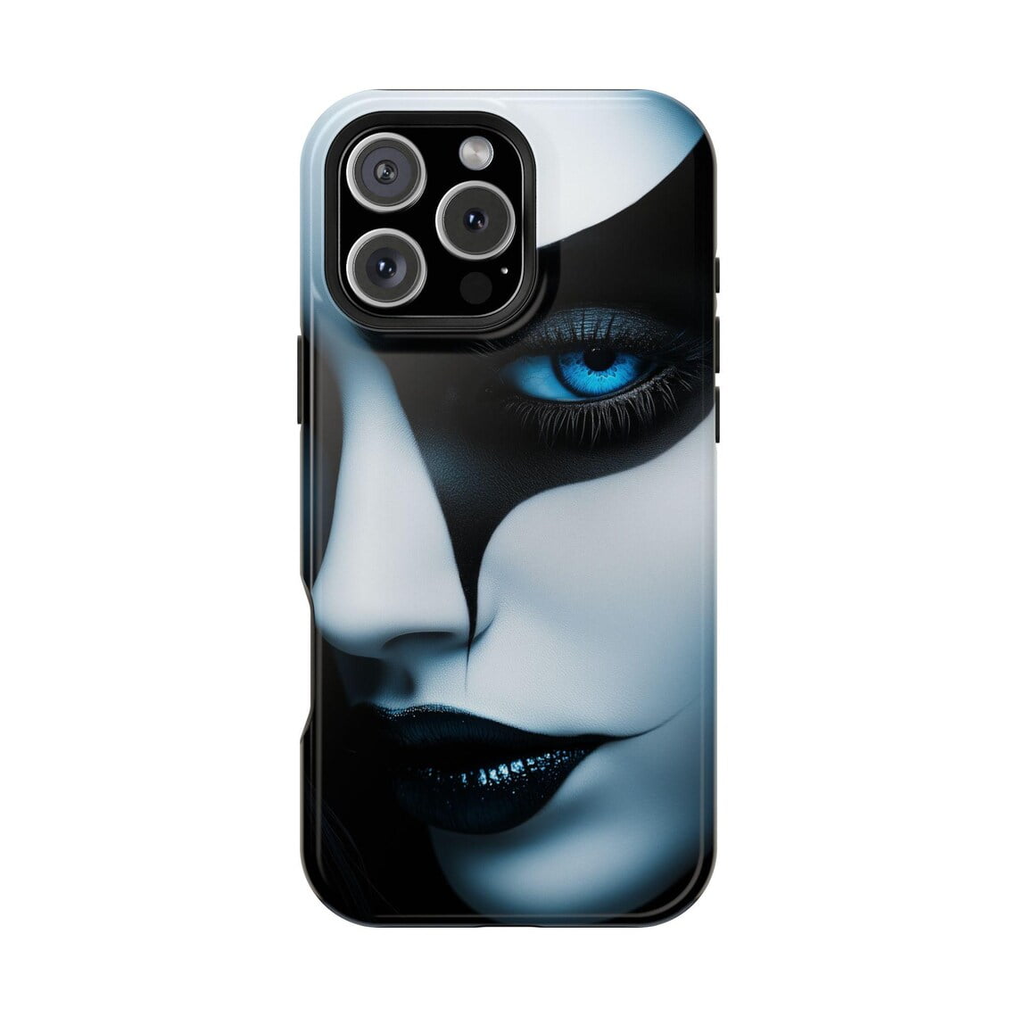 Obsidian Masquerade Glamour Mask Elegant Mysterious Scene Art Phone ...