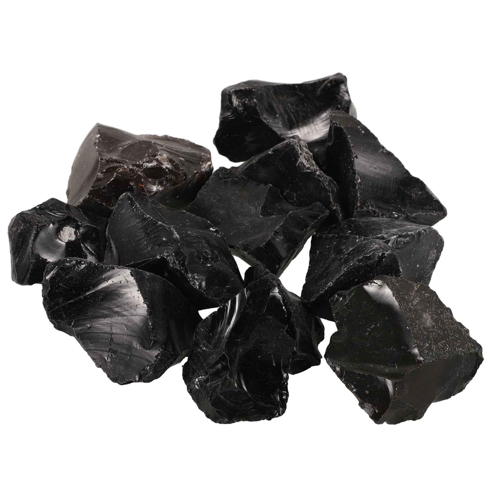 Obsidian Rough Stone Obsidian Stone Black Stones Natural Gemstones ...