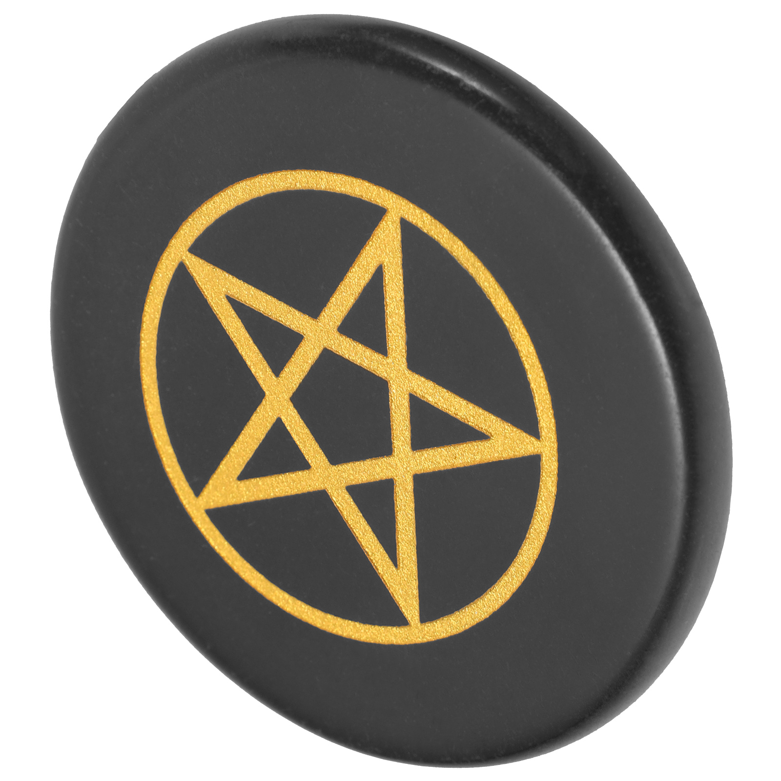 Obsidian Stone Desktop Pentagram Figurine Pentagram Sculpture Desktop ...