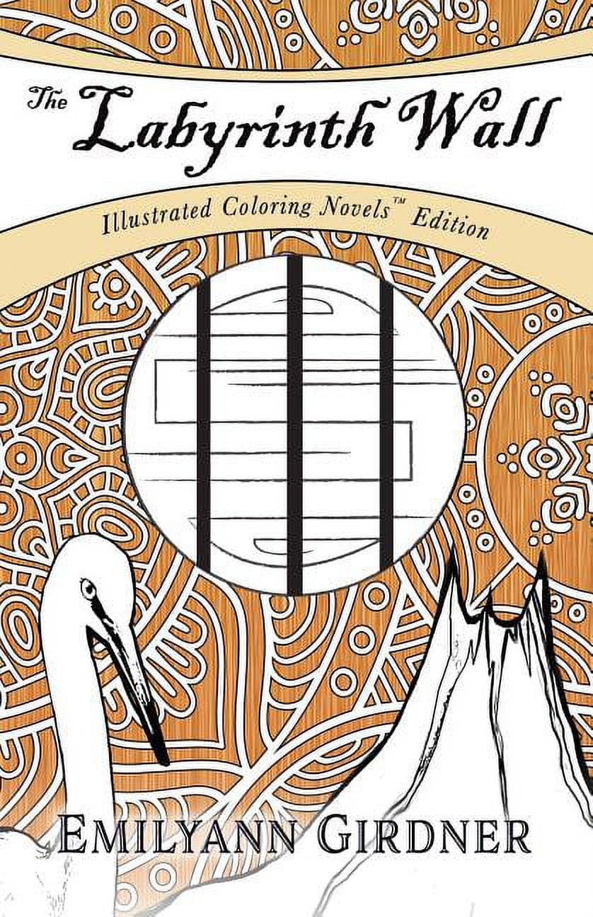 Obsidian The Labyrinth Wall: Coloring Novel Edition, Book 1, (Paperback ...