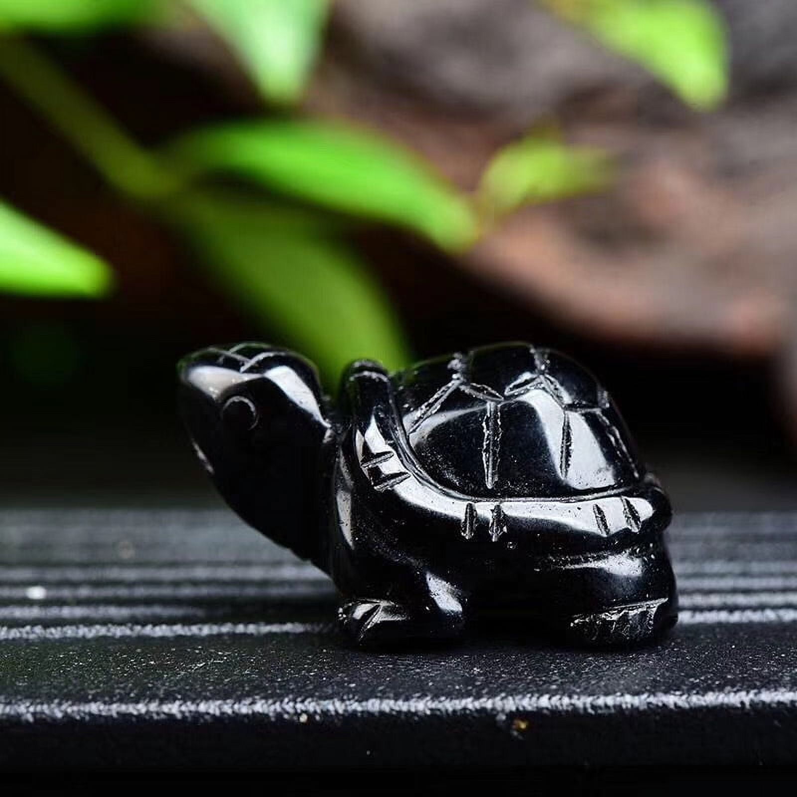 Obsidian Turtle Figurine Adorable Turtle Decoration Desktop Obsidian ...