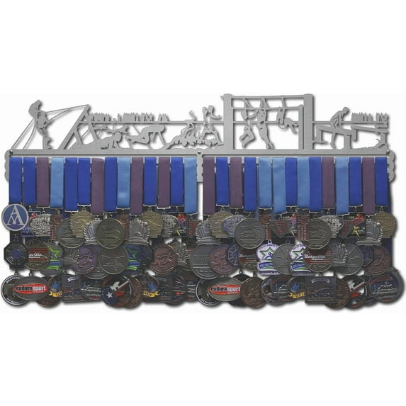 Obstacle Course (30" Wide with 3 Hang Bars) - Medal Hanger Holder ...