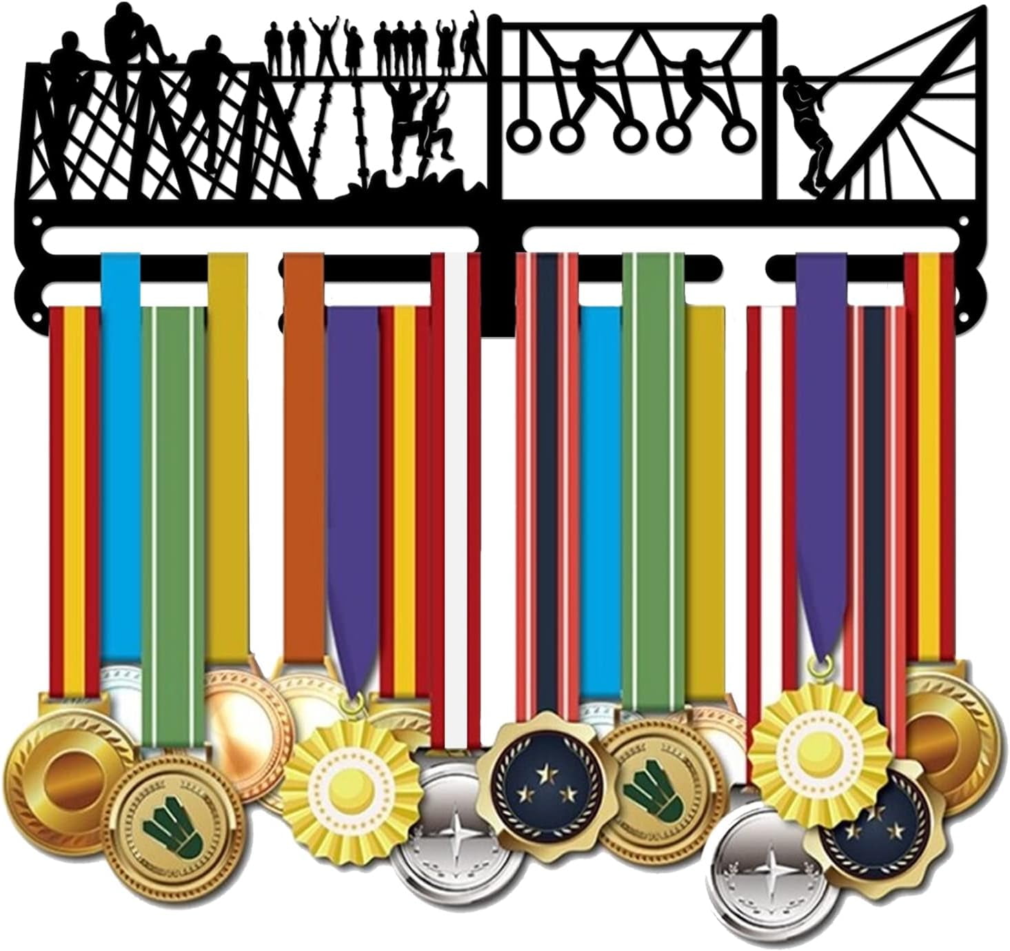 Obstacle Course Medal Display Hanger Sports Medal Holder Iron Wall ...