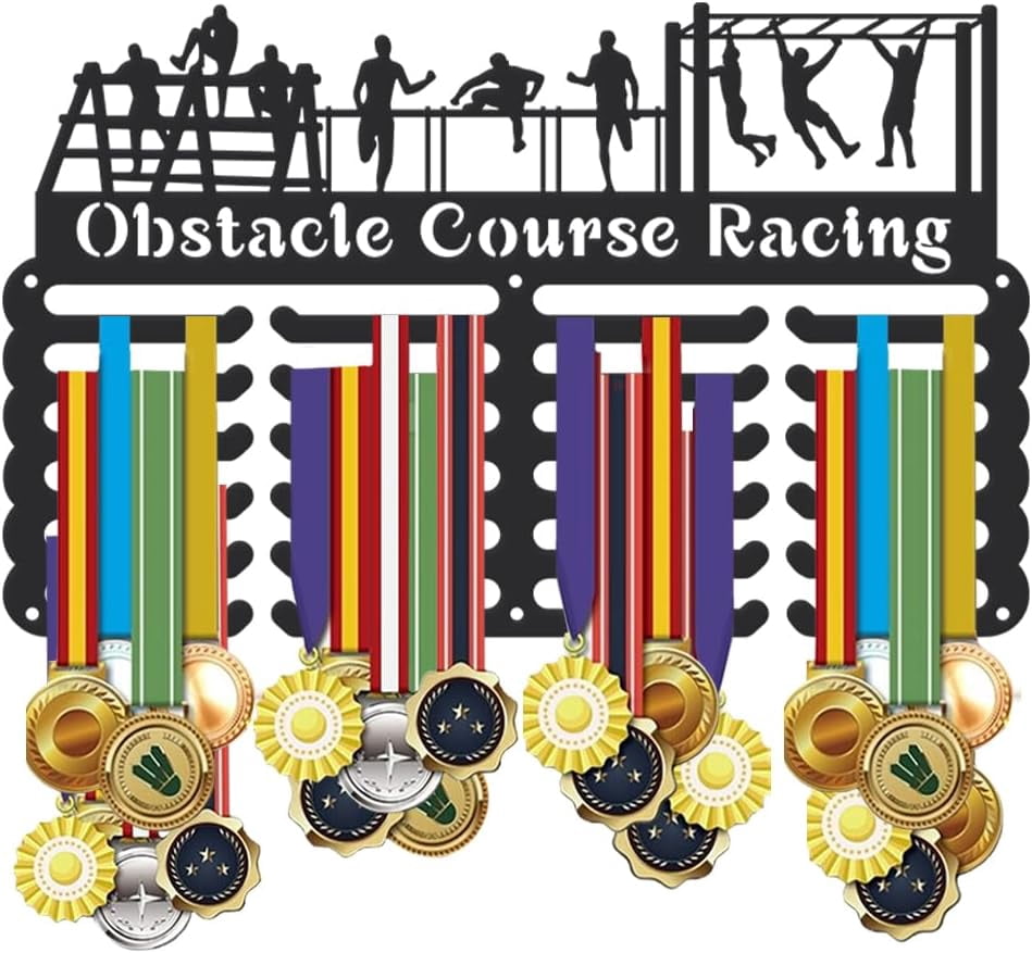 Obstacle Course Racing Medal Hanger Display Obstacle Course Medal ...