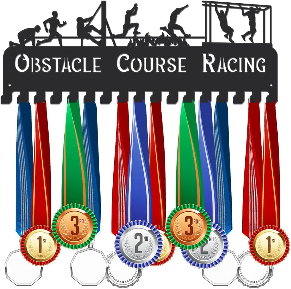 Obstacle Course Racing Medal Hook Obstacle Course Medal Holder Display ...