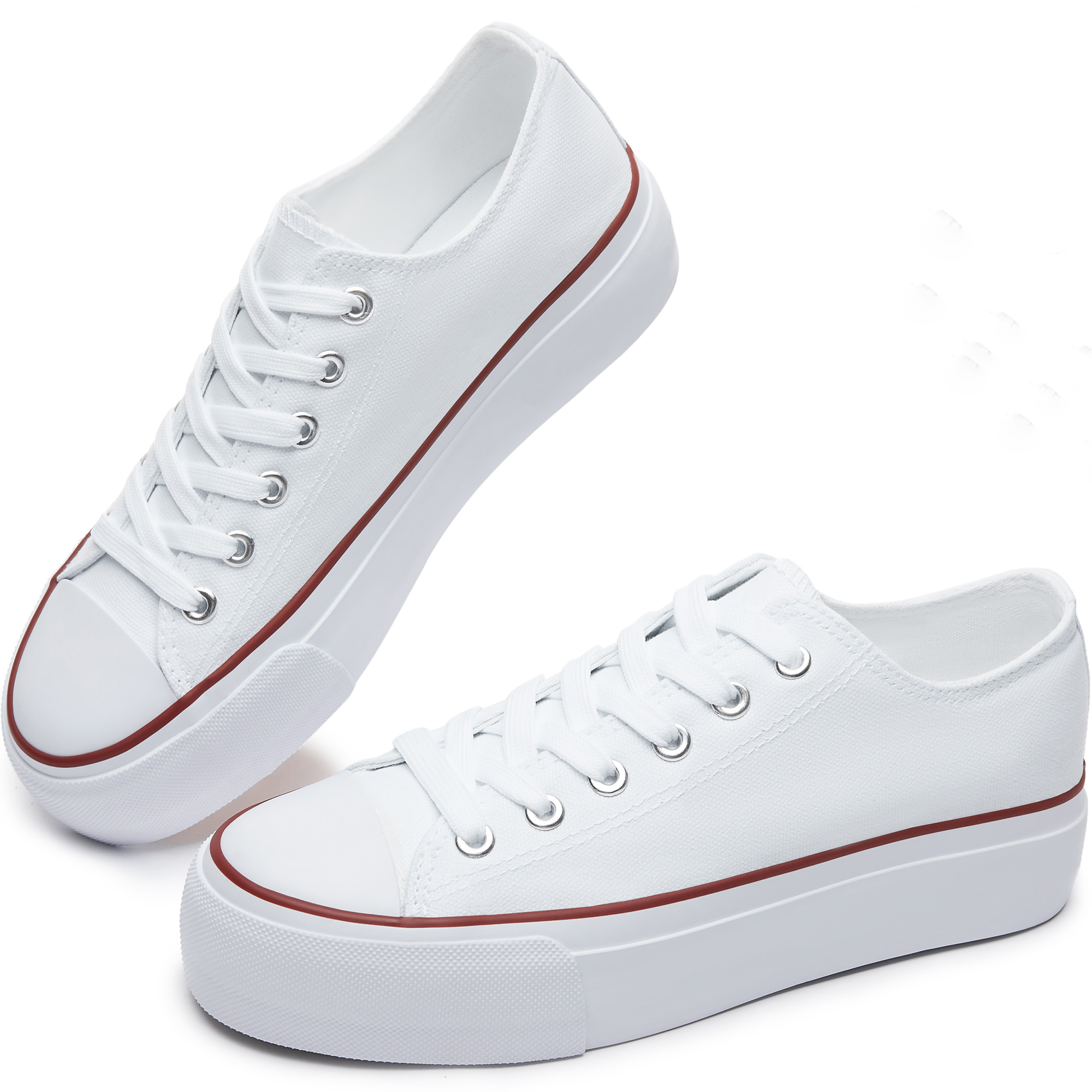 CAICJ98 Tennis Shoes Womens Womens Canvas Shoes Low Top Fashion ...