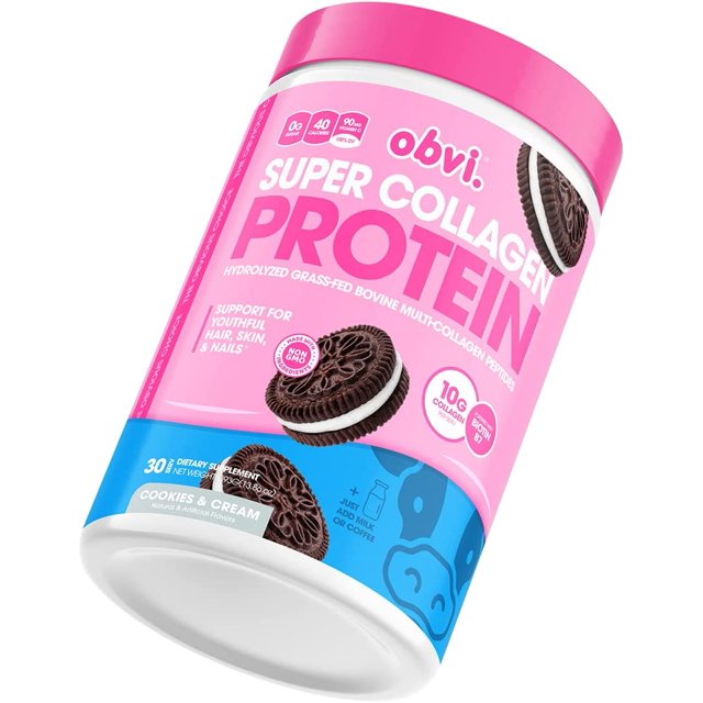 Obvi Grass-Fed Bovine Collagen Powder, Keto, Gluten & Dairy Free, Hair ...