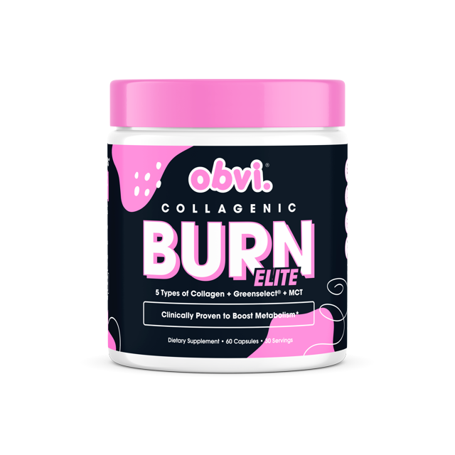 Obvi Collagenic Burn Elite, Collagen Peptides Infused Thermogenic Fat ...